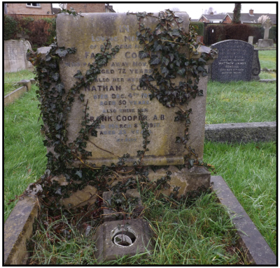 Frank Cooper is not commemorated by the CWGC