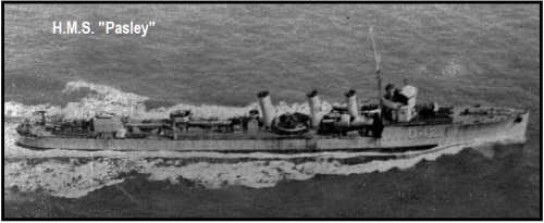 His relative supplied this photo of Victor, serving on HMS Hannibal