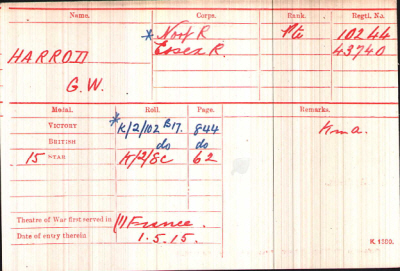 George's was the only death in the 10th Battalion, Essex Regiment, that ...