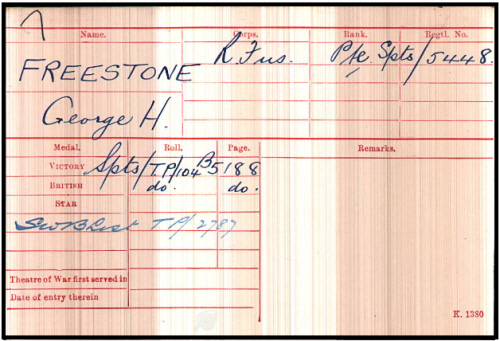 George Freestone is buried in Horseheath (All Saints) Churchyard ...