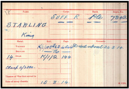 The German reply to Red Cross - they did not know where he was buried ...